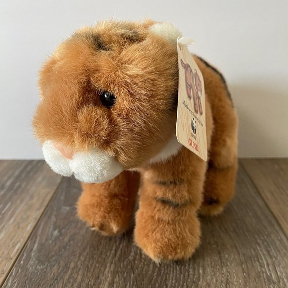 Gund | Toys | Gund Wwf World Wildlife Fund Tiger Cub Plush New | Poshmark